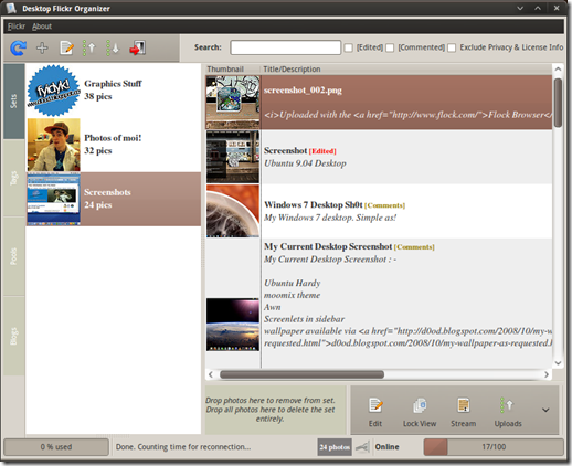 Flickr Apps - Desktop Flickr Organizer Application Lets You Edit ...